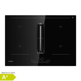 Klarstein AirJet 72 Down Air System Induktionskochfeld mit Abzugshaube 10000 W 600 m&sup3;/h Boost Schwarz