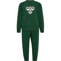 Hummel Jogginganzug Jungen Gr&ouml;&szlig;e 80 neongr&uuml;n / wei&szlig;