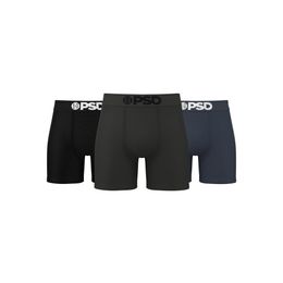 PSD Boxershorts Herren Gr&ouml;&szlig;e M marine / grau / schwarz / wei&szlig;