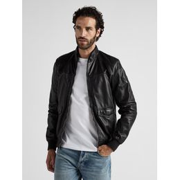 Blouson JCC "51190", Herren, Gr. 46, schwarz, Obermaterial: 100% Lammleder; Futter: 100% Polyester, Jacken