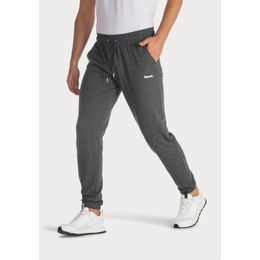 Bench. Loungewear Herren Sweathose, anthrazit-meliert, Gr&ouml;&szlig;e 44/46
