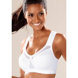 H.I.S. H.I.S Damen Sport-BH, weiß, Größe 95B