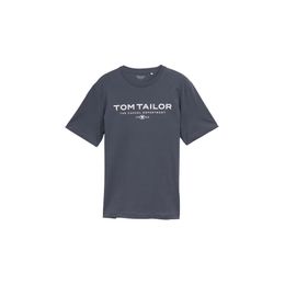Tom Tailor T-Shirt Herren Gr&ouml;&szlig;e M graphit / wei&szlig;