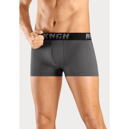 Bench. Herren Funktionsboxer, grau, schwarz, Größe L