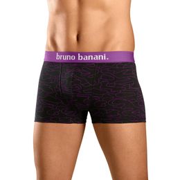 Bruno Banani Herren Boxer, schwarz-bedruckt, Gr&ouml;&szlig;e S
