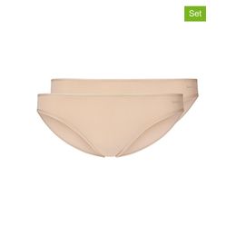 Skiny 2er-Set: Slips in Beige - 40% | Gr&ouml;&szlig;e 40 | Damen-unterteile
