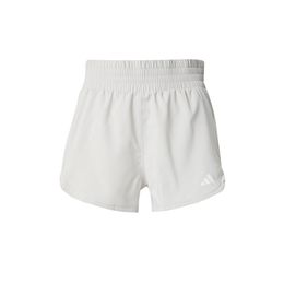adidas Performance Sportshorts 'PACER' Damen Gr&ouml;&szlig;e XXXS/XXS khaki / wei&szlig;