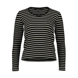 Herrlicher Longsleeve in Schwarz/ Gelb - 59% | Gr&ouml;&szlig;e M | Damen-tops
