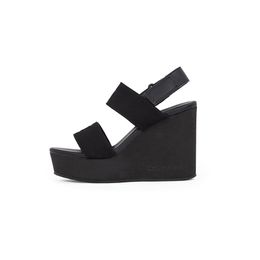 Calvin Klein Jeans Sandale Damen Größe 41 schwarz