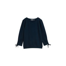 Tom Tailor Denim Damen Sweatshirt mit Raff&auml;rmeln, gr&uuml;n, Uni, Gr. XS