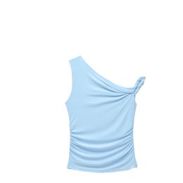 Pull&Bear Pull&Bear Top Damen Gr&ouml;&szlig;e L hellblau