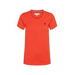 U.S. Polo Assn. T-Shirt 'Amy' Damen Gr&ouml;&szlig;e M orange