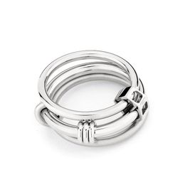 Liebeskind Berlin Ring Damen Gr&ouml;&szlig;e 58 silber