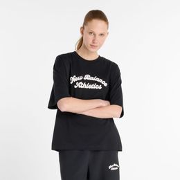 New Balance T-Shirt Damen Gr&ouml;&szlig;e S schwarz / wei&szlig;