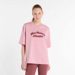 New Balance T-Shirt Damen Gr&ouml;&szlig;e XS rosa / blutrot