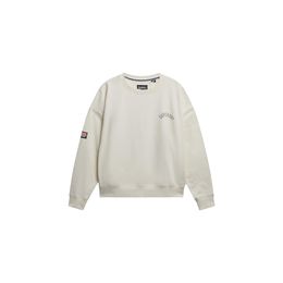 Superdry Sweatshirt 'Athletic Essentials' female White size 36