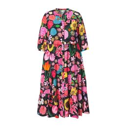 Ulla Popken Sommerkleid Damen Gr&ouml;&szlig;e 62/64 bunt
