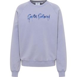 Carlo Colucci Sweatshirt 'Erspamer' Herren Gr&ouml;&szlig;e XXXL blau / hellblau / dunkelblau