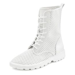 Lascana Lace-Up Ankle Boots female White size 42