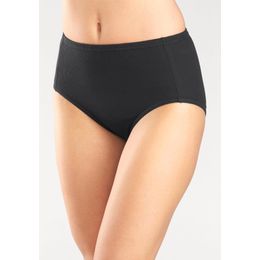 Petite Fleur Damen Taillenslip, Gr. 40, schwarz, Piqu&eacute;, Obermaterial: 95% Baumwolle, 5% Elasthan, unifarben, Unterhosen, aus weicher Pikee-Qualit&auml;t