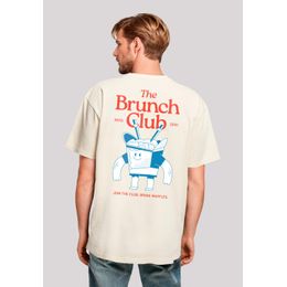 F4NT4STIC Damen T-Shirt "The Brunch Club", beige, Gr. S, Obermaterial: 100% Baumwolle, Shirts, Premium Qualit&auml;t