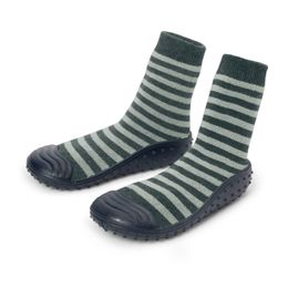 Tchibo - Kinder-Sockenschuhe - Kinder - Gr. 24-25 - dunkelblau/gestreift