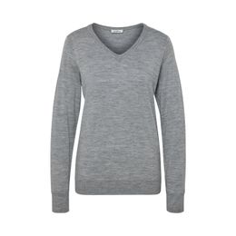 Tchibo - Merino-Feinstrickpullover - Damen - Gr. L - grau