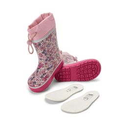 Tchibo - Kinder-Gummistiefel - Gr. 30-31 - mehrfarbig/geblümt