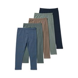 Tchibo - 5 Kinder-Leggings - Baby - Gr. 62/68 - dunkelblau