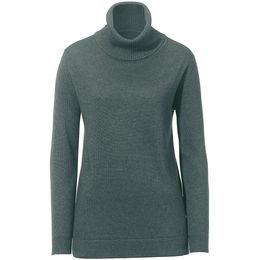 Peter Hahn - Rollkragen-Pullover Modell Tamara, gr&uuml;n, Gr. 36 / S - Seide