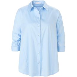 St. Emile - Bluse in A-Linie, blau, Gr. 36 / S - Baumwolle