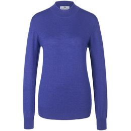 Peter Hahn - Stehbund-Pullover Modell Sabrina aus Seide und Kas, lila, Gr. 46 / L - Seide