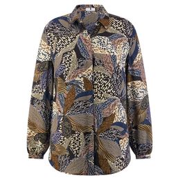 Emilia Lay - Bluse, blau, Gr. 54 / XXL