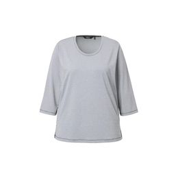 Ulla Popken Shirt Damen Gr&ouml;&szlig;e XL/XXL hellgrau / dunkelgrau