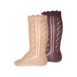 Ewers Socks girl Beige, Brown size 31-34