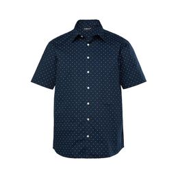 Men Plus Hemd Herren Gr&ouml;&szlig;e 7XL navy / wei&szlig;
