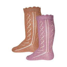 Ewers Socks girl Brown, Pink size 27-30