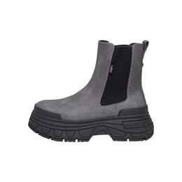 Buffalo Chelsea Boots 'Fusion' Damen Größe 36 basaltgrau / schwarz Winterschuhe