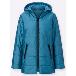 WITT Damen Steppjacke mit kn&ouml;pfbarer Innentasche, topas, Gr&ouml;&szlig;e 40