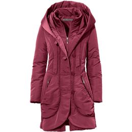 Heine Witt Damen Parka mit leichter Wattierung, bordeaux, Gr&ouml;&szlig;e 40