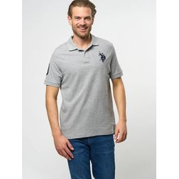 U.S. Polo Assn. Poloshirt 'Alfredo' Herren Gr&ouml;&szlig;e XL dunkelblau / graumeliert