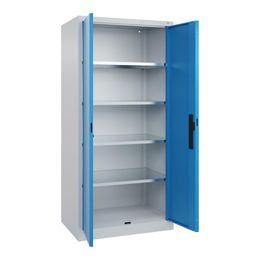 C+P Flügeltürenschrank Serie 89, 1950x930x600mm, 7035/5012 ; C + P Möbelsysteme (08922-00|S10227)