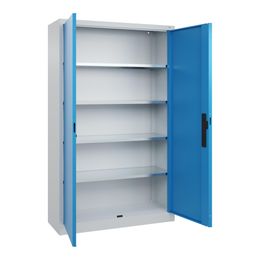 C+P Flügeltürenschrank Serie 89, 1950x1200x400mm, 7035/5012 ; C + P Möbelsysteme (08930-00|S10264)