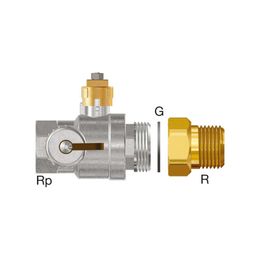 WILO Kappenkugelhahn Sinum f&uuml;r Sinum-Gef&auml;&szlig;e mit Adapter (2198906)