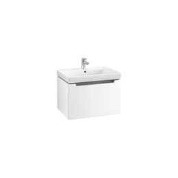 Villeroy & Boch V&B Waschtischunterschrank Subway 2.0 63,7x42x45,4cm, Griff chrom, wei&szlig; matt ; Villeroy & Boch (A68810MS)