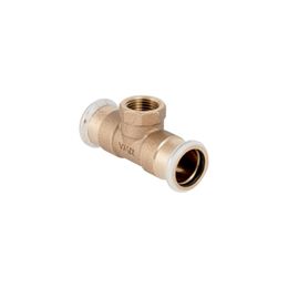 Geberit T-St&uuml;ck Mapress d 54xR 1/2, m IG Rotguss, Kupfer (61370)