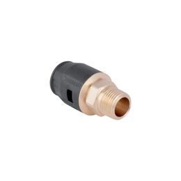 Geberit bergang PushFit d= 16mmxR 1/2, mit Au&szlig;engewinde, Rotguss (650531001)