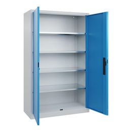 C+P Flügeltürenschrank Serie 89, 1950x1200x500mm, 7035/5012 ; C + P Möbelsysteme (08931-00|S10254)