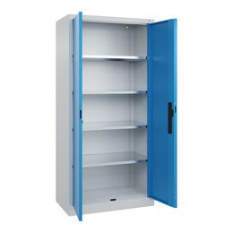 C+P Flügeltürenschrank Serie 89, 1950x930x500mm, 7035/5012 ; C + P Möbelsysteme (08921-00|S10294)