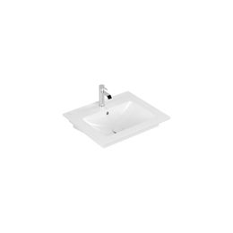 Villeroy & Boch V&B Waschtisch VENTICELLO 60x50, m HL, mit &Uuml;berlauf, wei&szlig; C-plus ; Villeroy & Boch (412460R1)